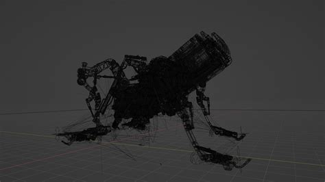 Spider Mining Robot 3d Model Animated Rigged Cgtrader