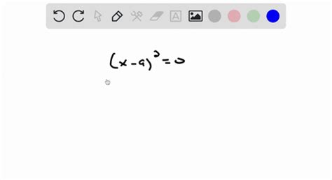 SOLVED The Number Is A Double Solution Of The Following Equation Why Is This So X