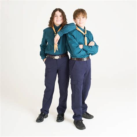 Scouts Long Sleeve Uniform Blouse With Stretch Scouts Uniform
