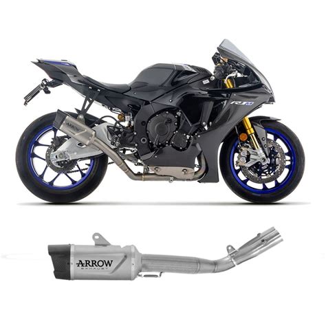 Arrow Indy Race Evo Titanium Mid Pipe Exhaust Kit Yamaha Yzf R1 2025