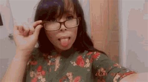 Selfie Glasses Down  Selfie Glasses Down Tongue Out Discover