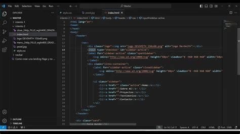 Como Crear Un Navbar Responsive Con Html Y Css Youtube