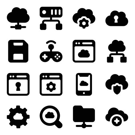 Cloud Computing And Technology Vector Art At Vecteezy