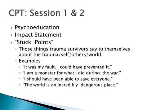 Cpt Impact Statement Worksheet