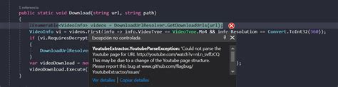 Cant See Any Video At All Issue Flagbug Youtubeextractor Github