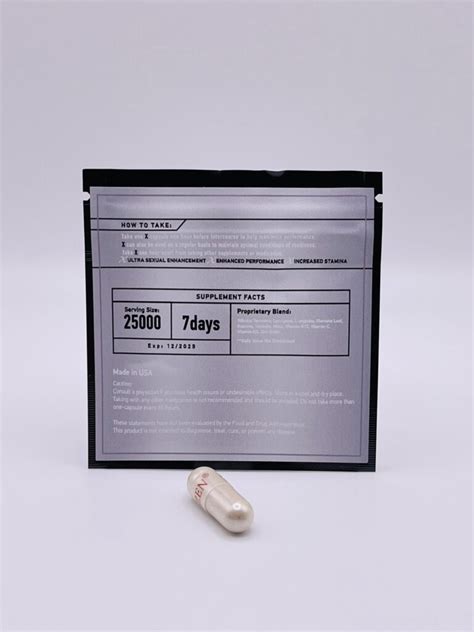 X 20000 Platinum Male Performance Enhancement Pill Single Dosage Royalty Honey Usa