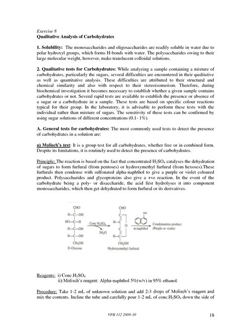 Solution Qualitative Analysis Carbohydrates Studypool