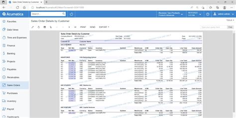 Acumatica Reporting Clouderp Acumatica Specialists