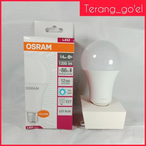 Jual Osram Lampu Bohlam Led Eco Cla Watt Cahaya Putih Lampu Led Osram Watt Shopee