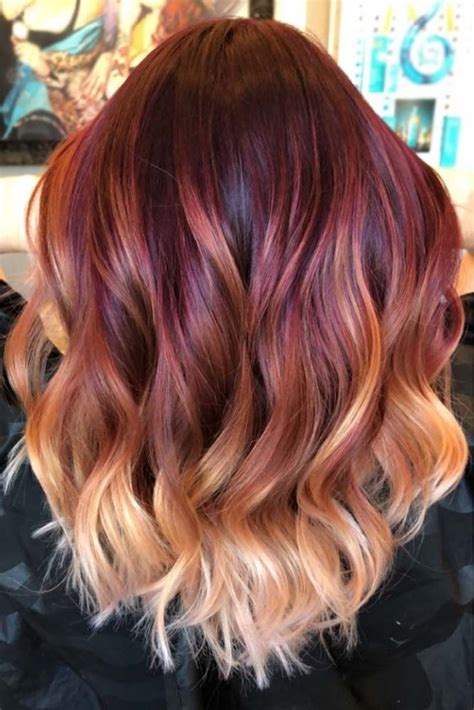 Burgundy And Blonde Hair Color Ideas At Rosa Matthew Blog