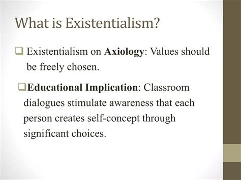 Philosophy Of Education Existentialism Pptx