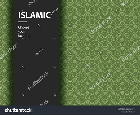 Wallpaper Batik Ethnic Pattern Background Islamic Stock Vector Royalty