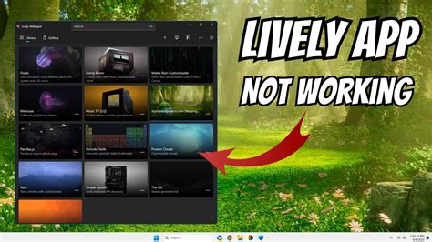 FIX Lively Wallpaper App Not Working Or Opening In Windows NEW YouTube