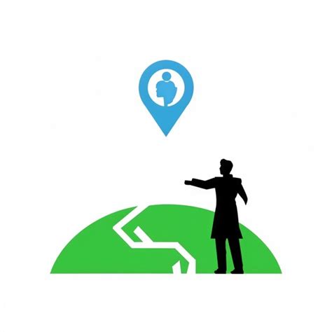 Navigation Pin Icon For Global Positioning Premium Ai Generated Image