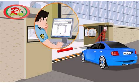 RFID Parking System Featuring Automated Opening Of Barrier Gates RFID