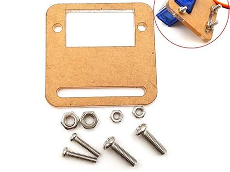 Buy Acrylic Sg90 Servo Mounting Bracket At Affordable Price In Ainow