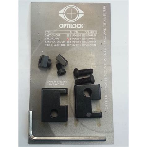 Base Optilock Per Carabina Sako Armeria Mancini San Marino