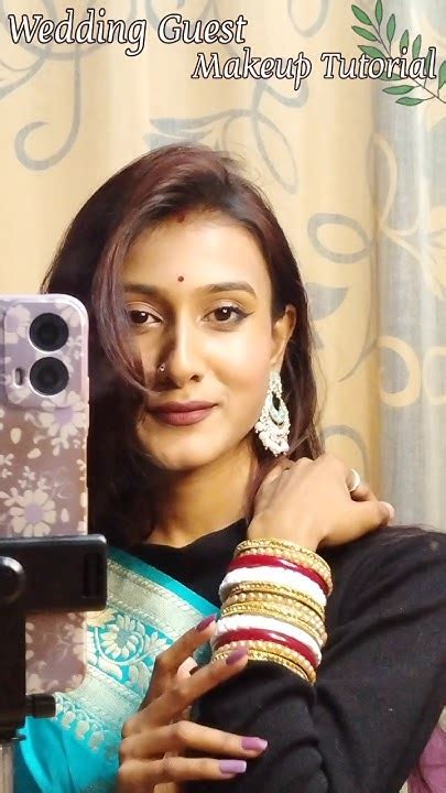 Wedding Guest Makeup Tutorial Winter Special 🌷 ️ Makeuptutorial Saree