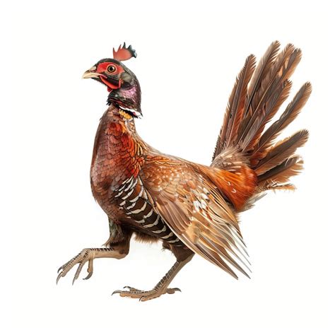 Premium Photo Yummy Grilled Pheasant Isolated On White Background