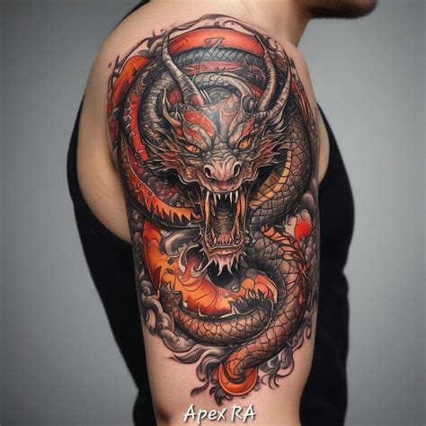 Dragon Arm Tattoo For Men Shoulder Tattoos Tattoo Sleeve Ideas