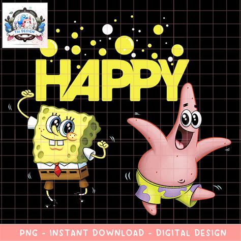 Spongebob Squarepants Happy Dancing Spongebob And Patrick Pn Inspire