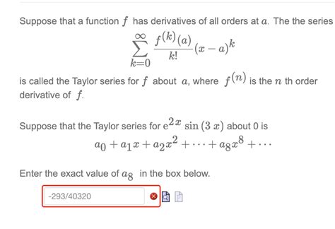 Solved Suppose That A Function F Has Derivatives Of All