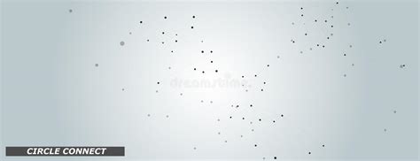 Polygonal Abstract Shapes Vector Connection Structure Connected Dots And Lines Design Stock