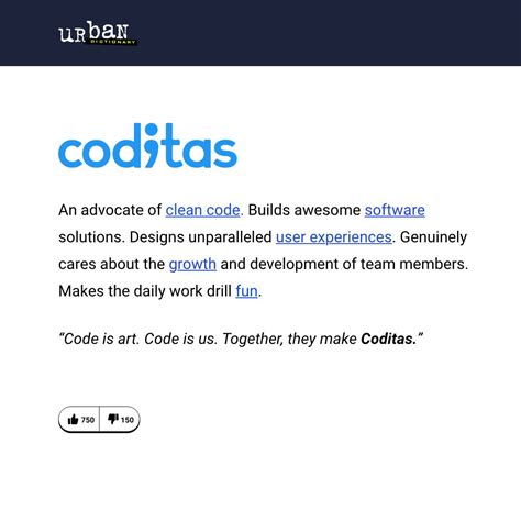 Coditas On Linkedin Urbandictionary Momentmarketing Coditas