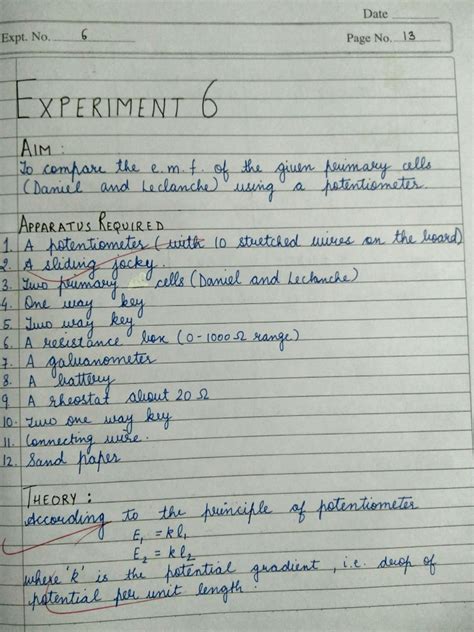 To Compare The Emf Of Given Cells Using Potentiometer Pdf