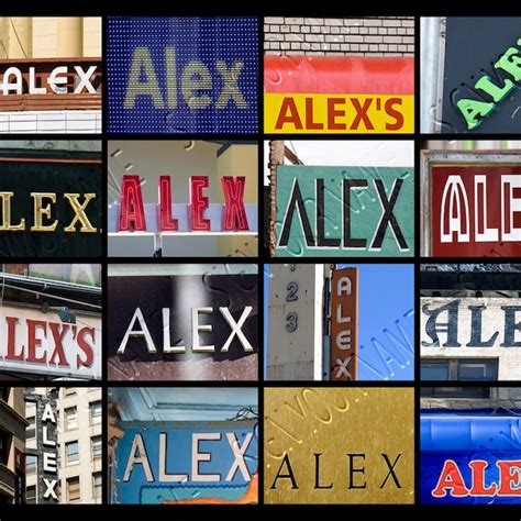 Alex Name Art Etsy