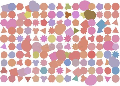 Pattern Of Shape Illustrations Background Stock Vector Illustration Of Bubbles Surface