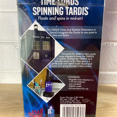doctor who spinning tardis model s