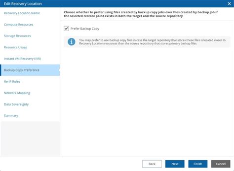 Veeam Disaster Recovery Orchestrator Recovery Locations VMiss Net