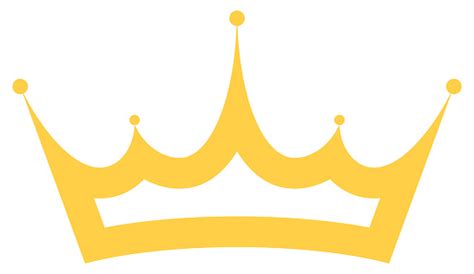 흰색 배경에 고립 된 황금 왕관의 벡터 일러스트 레이 션 개념 개념에 대한 스톡 벡터 아트 및 기타 이미지 개념 개념과 주제 공주 Istock