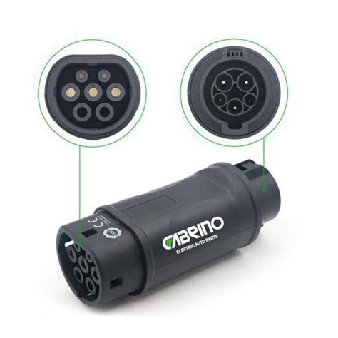 Adaptador Para Carregador De Carro Elétrico Tipo 1 Tipo 2 Rio Control