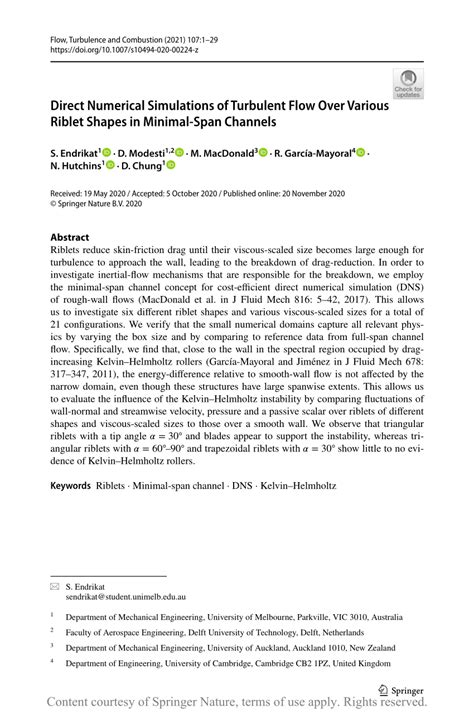 Direct Numerical Simulations Of Turbulent Flow Over Various Riblet Shapes In Minimal Span