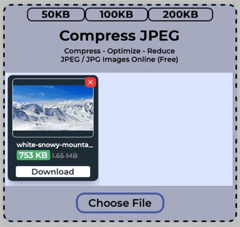 Compress JPEG Optimize Image Size Online For Free