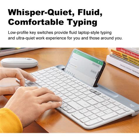 Ph Co Pc Depot Logitech K Wireless Keyboard White