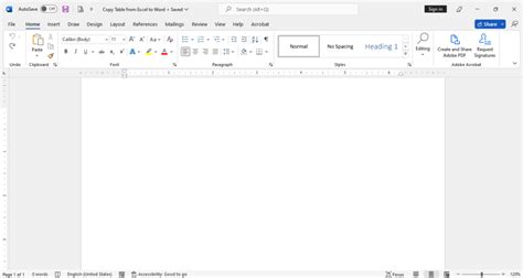 How To Copy Table From Excel To Word 7 Proven Methods Xyologic