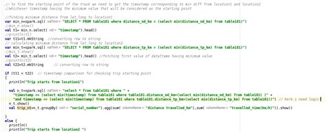 How To Do Looping And Calculation To Find Distance Of Multiple Trips In