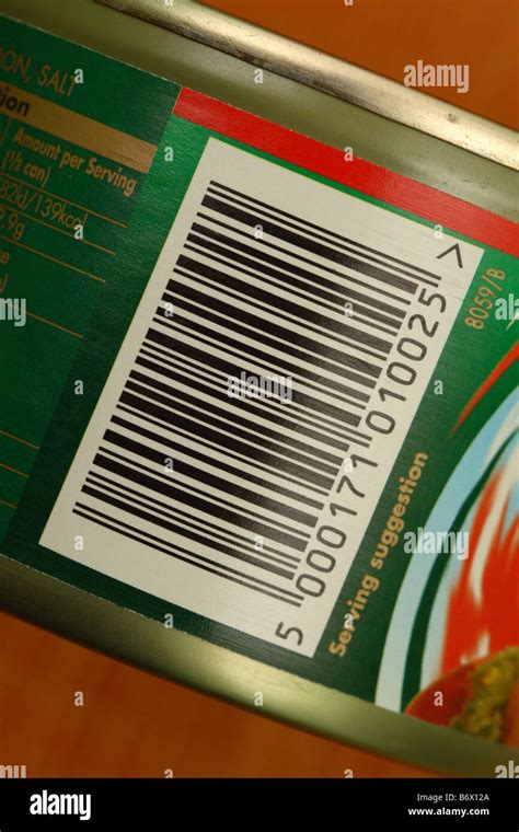 Bar Code Food Product Hi Res Stock Photography And Images Alamy