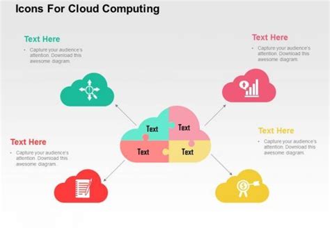 Icons For Cloud Computing Powerpoint Template