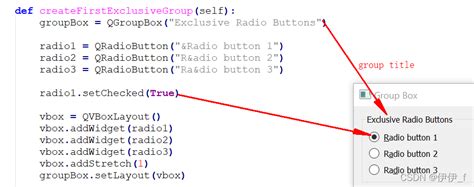 Pyqt5之groupbox组合pyqt5 Groupbox Csdn博客
