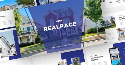 Realplace Шаблон Powerpoint недвижимости Шаблоны презентаций Включая реальный и гостиница
