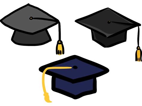 졸업 학사모 일러스트 지야그림