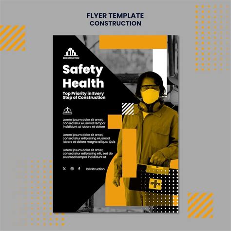 Construction Safety Poster Images Free Download On Freepik