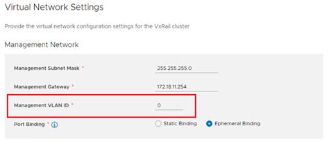 Management Network Vlan Id For Vxrail 7 0 Dell Emc Smartfabric Os10 Switch Configuration Guide