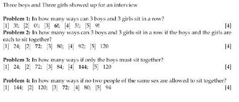 SOLVED Three Babes And Three Girls Showed Up For An Interview Problem 1 In How Many Ways Can