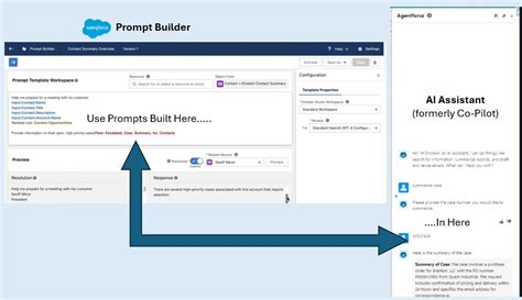 Salesforce Prompt Builder Vs Agentforce Ai Assistant Whats