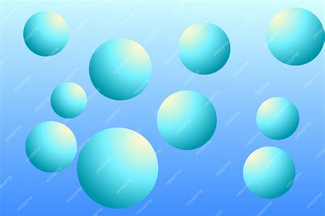 Premium Vector 3d Colorful Gradient Bubble Abstract Background